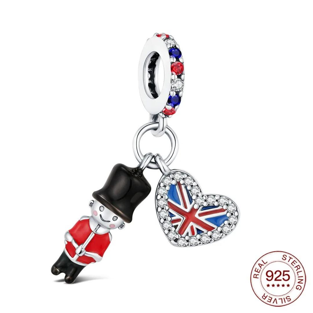 925 Sterling Silver British Guard Charm Fits Pandora Bracelets - Etsy