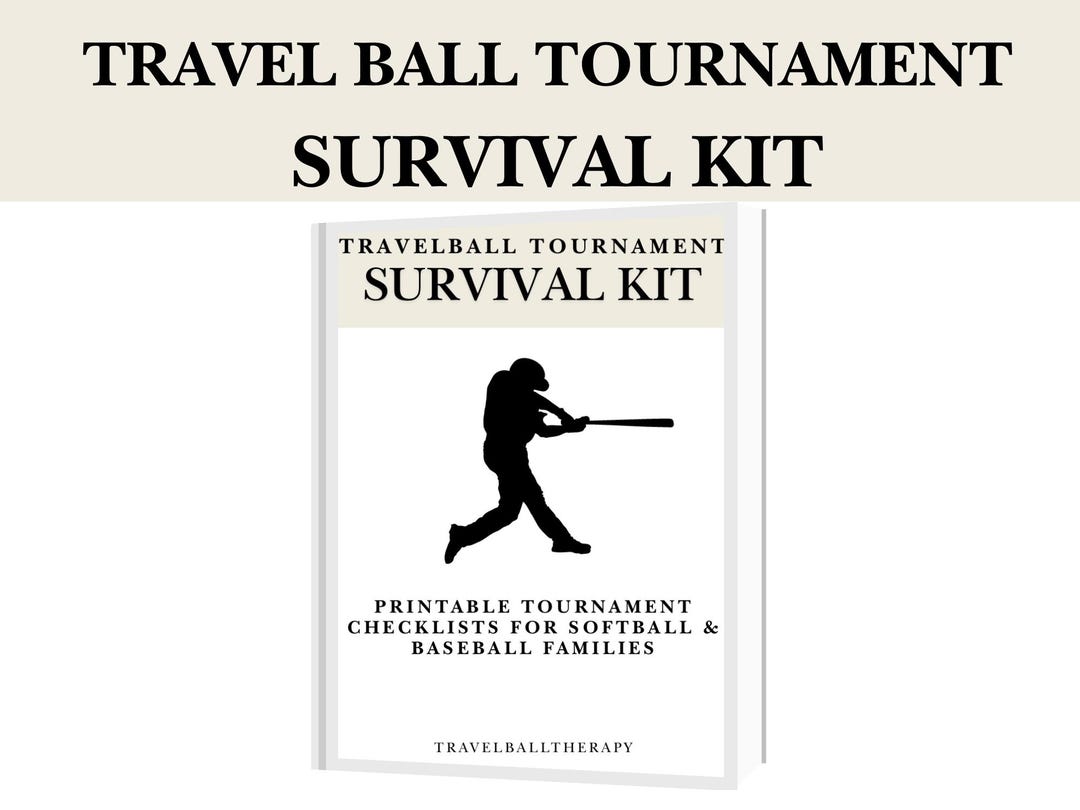 Travel Ball Tournament Survival Kit | Baseball Softball Parent Planner ...