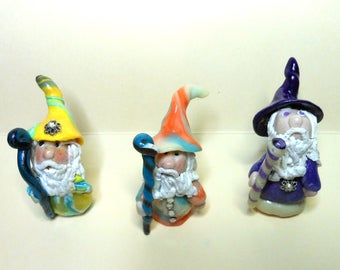 Wizard-glow in the Dark Wizard-polymer Clay Wizard-gazing Ball | Etsy