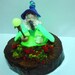 Wizard-glow in the Dark Wizard-polymer Clay Wizard-gazing Ball - Etsy