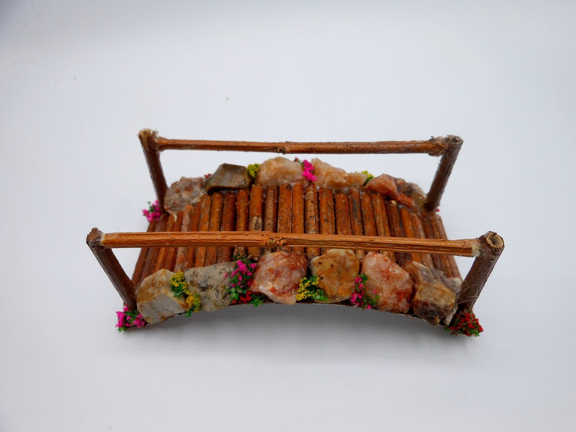 Fairy Bridge-ooak-fairy Garden/model Train/doll House Bridge-4 - Etsy