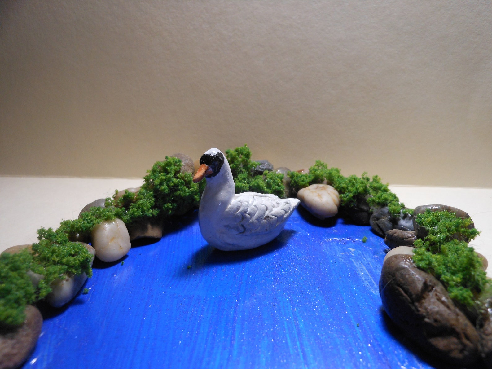 Miniature White Swan-1 1/2 Tall Swan polymer Clay Swan - Etsy Israel