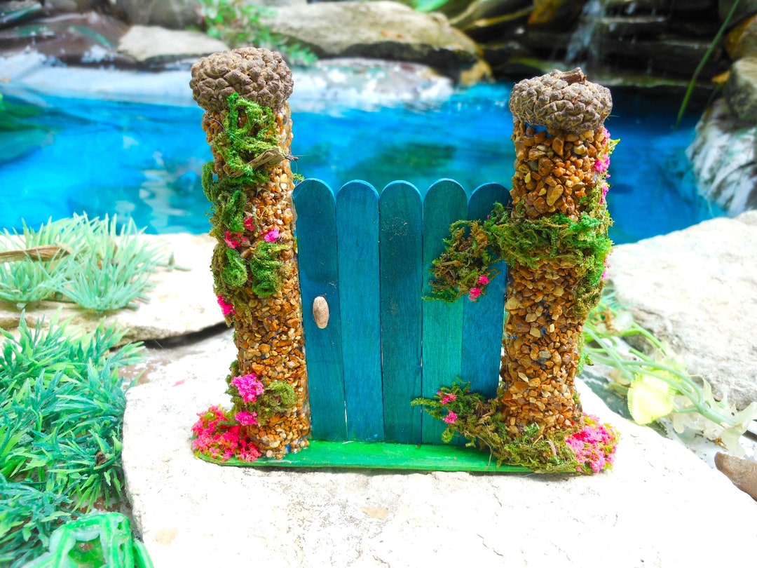 Fairy Garden Door/gate-ooak-2 Sided Fairy Door/gate - Etsy