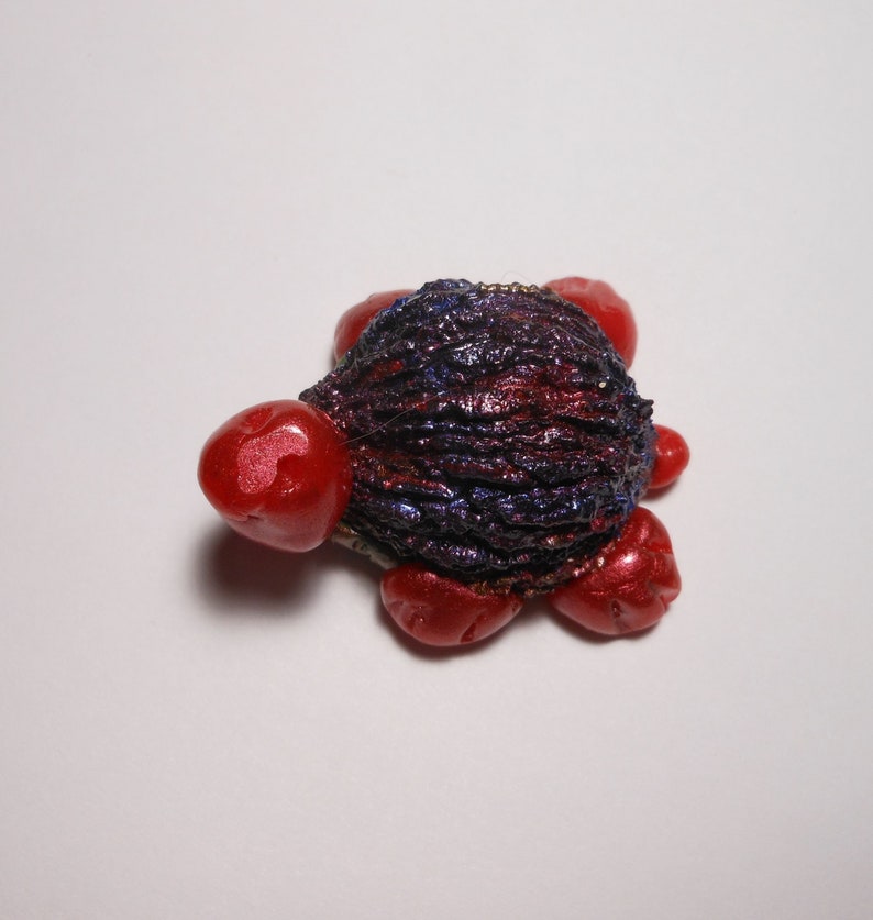 Turtles-choice of Colors-polymer Clay/walnut Shell Turtles | Etsy