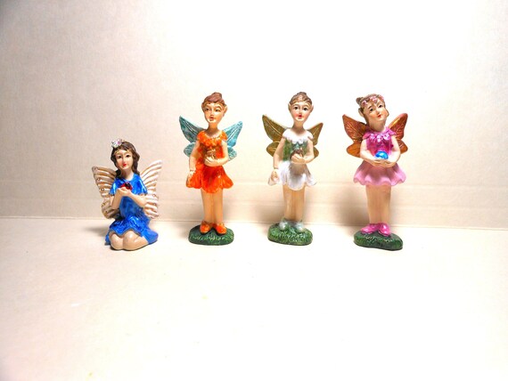 Fairies-Choice of Colors-Hand Painted Fairies-Fairy Garden | Etsy