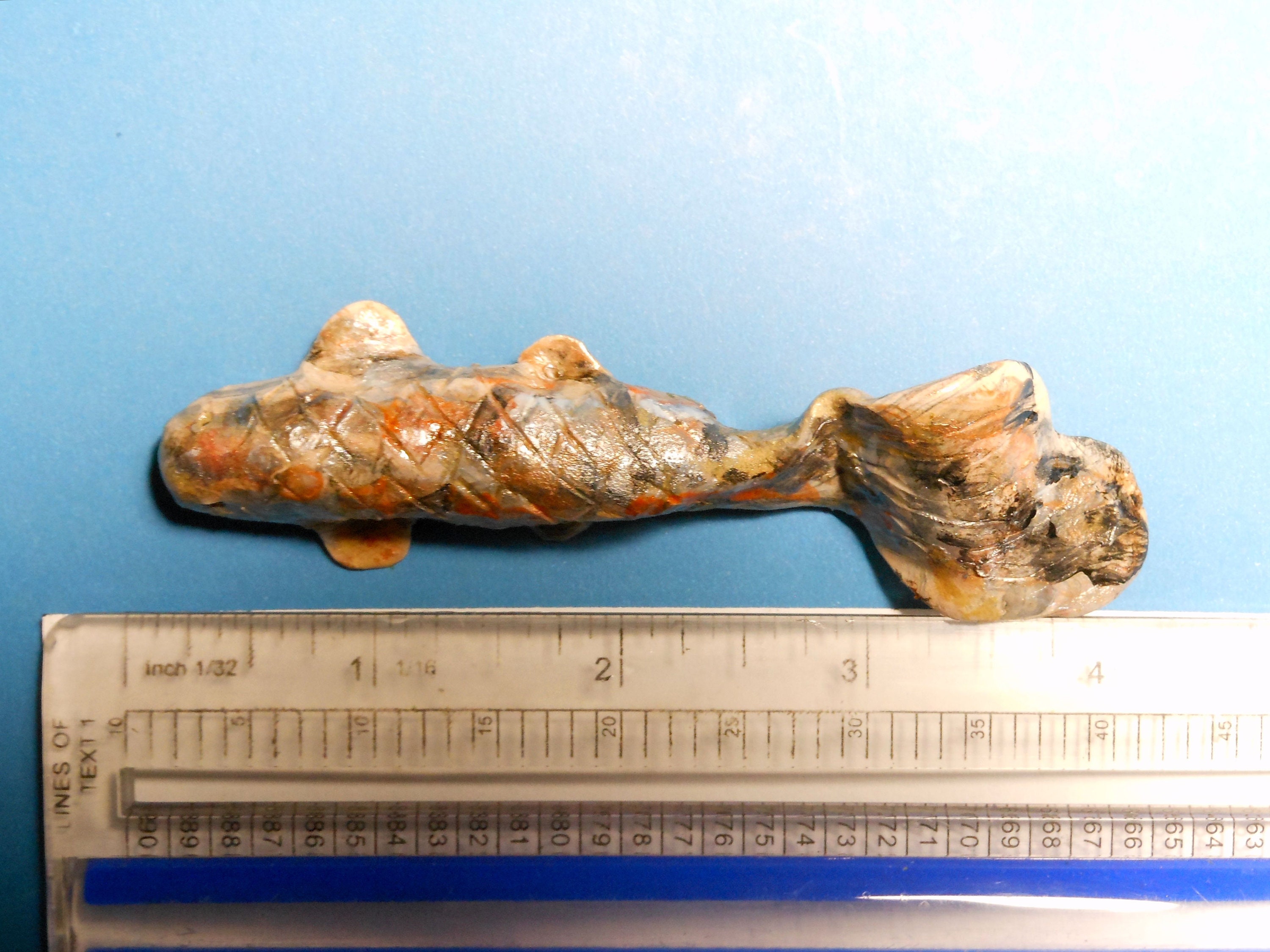 Large Polymer Clay Koi-OOAK-Set of 3 Large Koi-3 1/4 Koi | Etsy