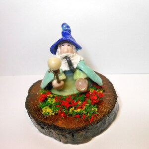 Wizard-glow in the Dark Wizard-polymer Clay Wizard-gazing Ball - Etsy