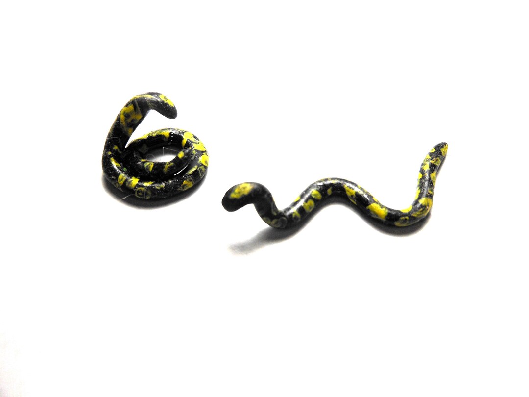 Snakes-set of 2 Mini-snakes-ooak - Etsy