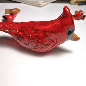 Large Polymer Clay Cardinal-ooak-cardinal - Etsy