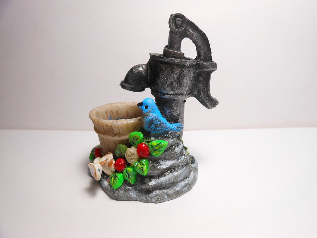 Water Pump With Bluebird-sparkling Water Feature - Etsy