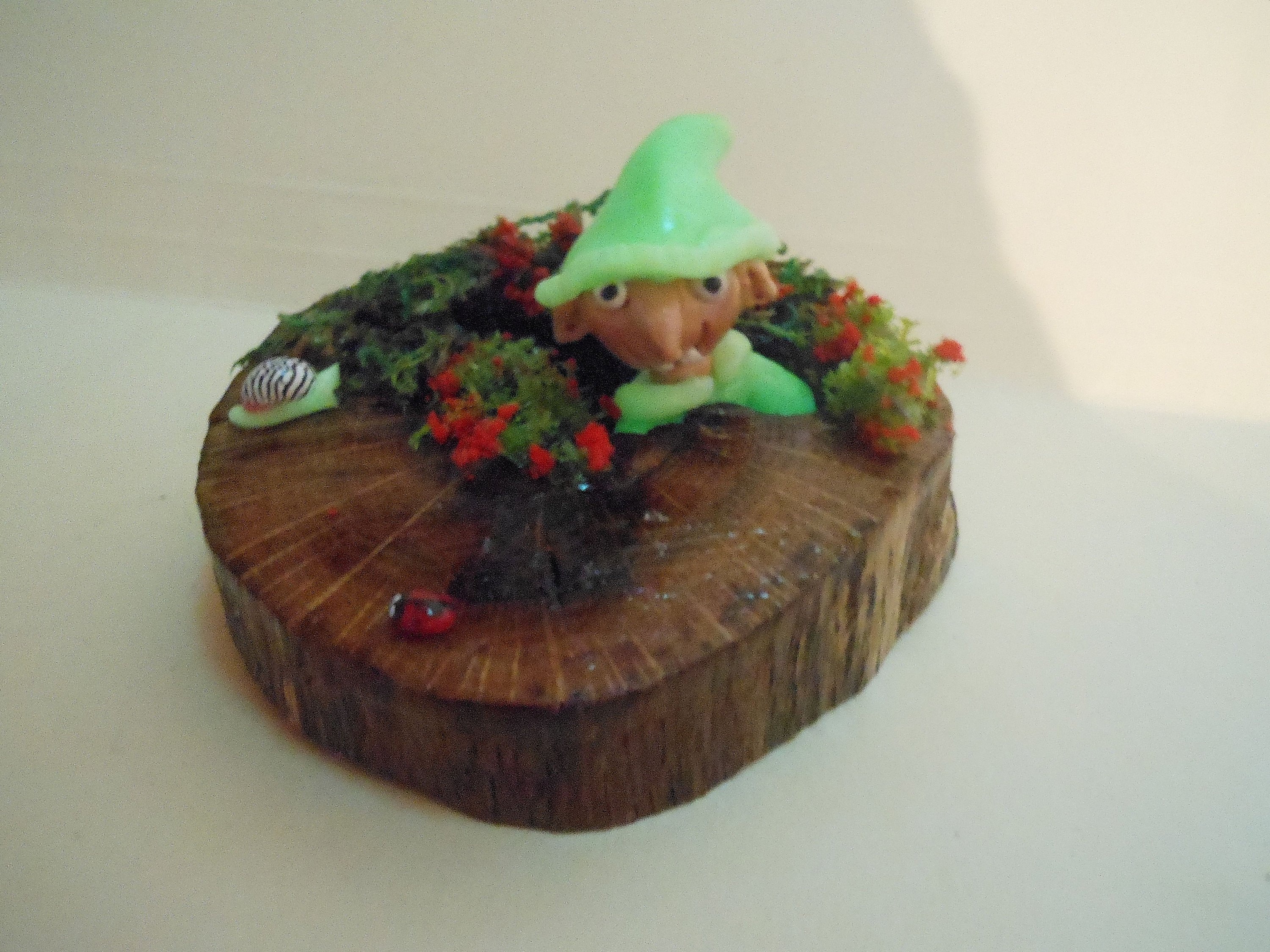 Pixie/goblin/elf Peeking Out-ooak-his Head | Etsy