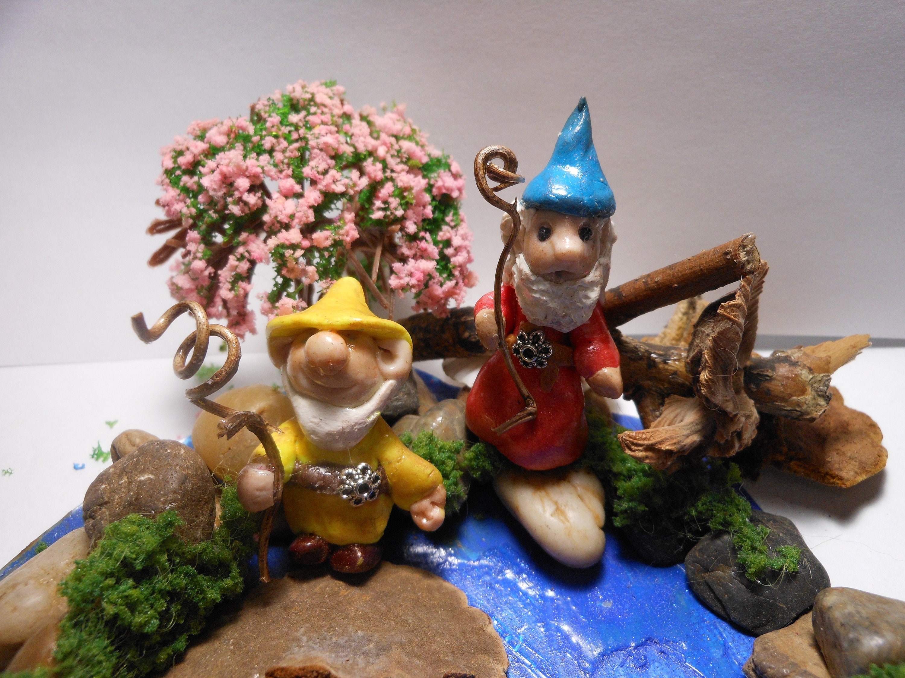 Wizards/Gnomes /OOAK/Polymer Clay Small Wizards-Choice of 2 | Etsy