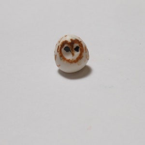 Micro-mini Owl-ooak-polymer Clay Tiny Owl-snow Owl-made to Order - Etsy