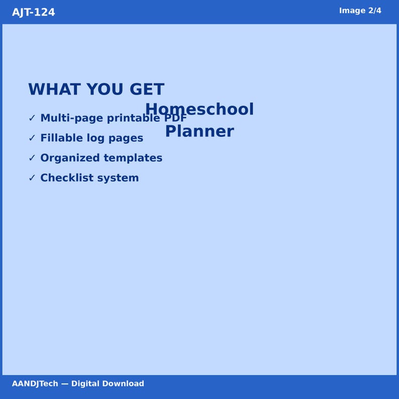 Homeschool Planner | Lesson Plan Templates | Student Grade Tracker ...