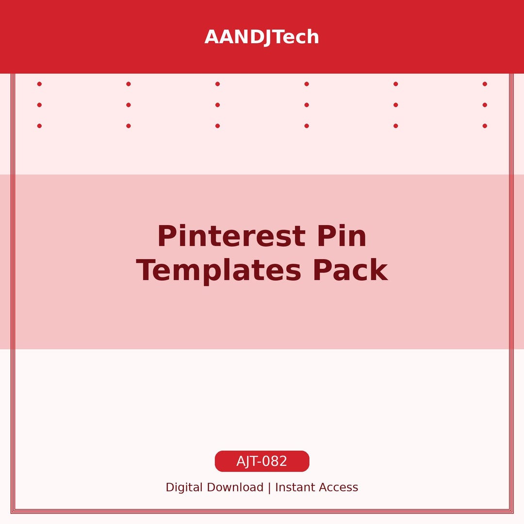 Editable Canva Pinterest Pin Templates Pack | Blog Promotion (digital ...