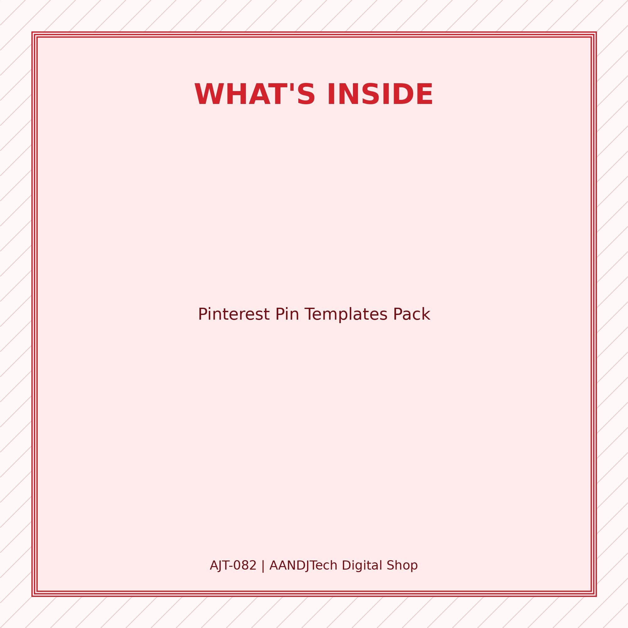 Editable Canva Pinterest Pin Templates Pack | Blog Promotion (digital ...