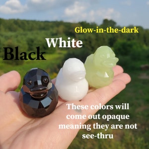 Large Resin Crystal Duck, Choose Your Color! - Etsy