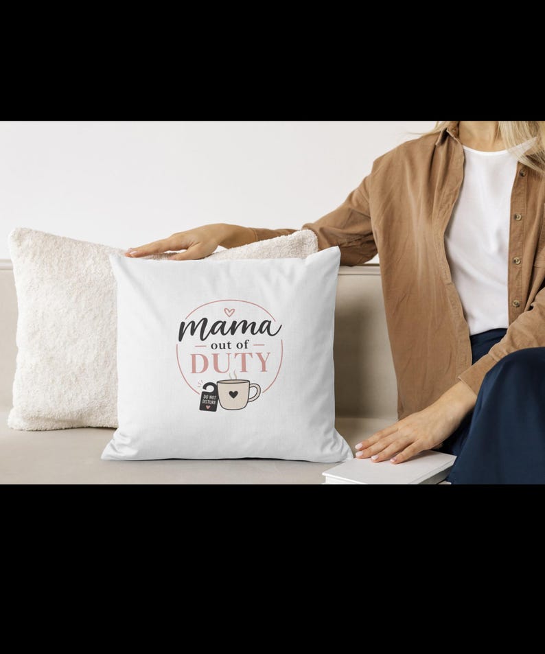 Mama Out of Duty | Minimal Feminine Mom | Coffee Mama PNG | Modern Chic ...