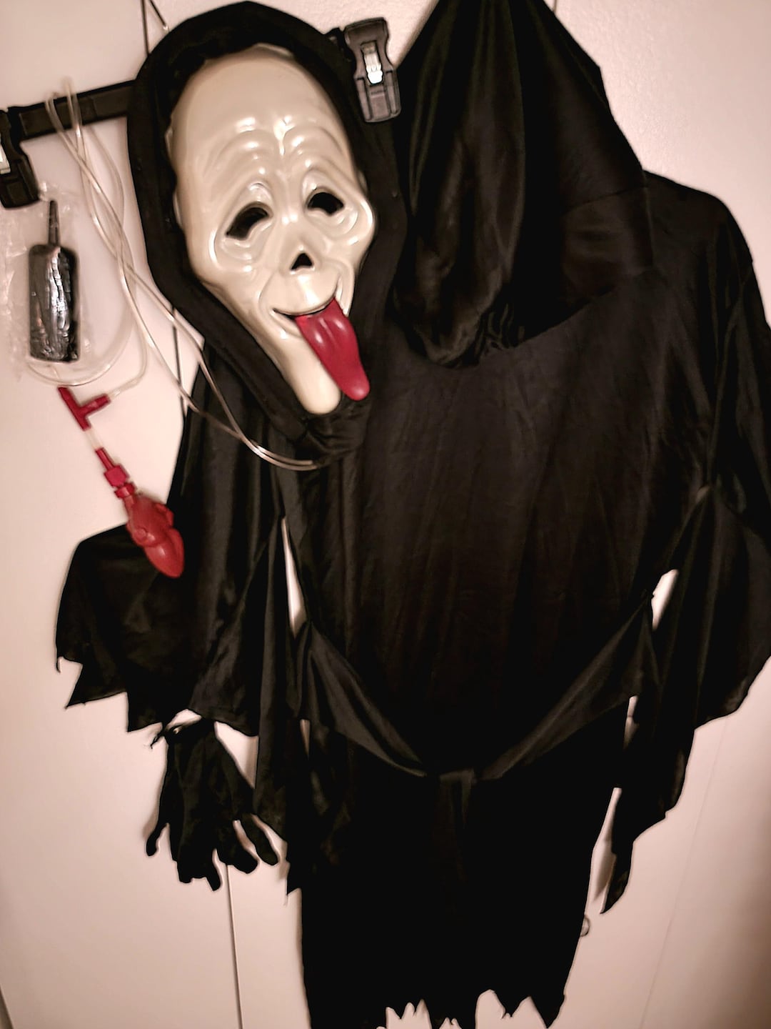 SCREAM SCARY MOVIE Wassup Bleeding Mask Costume Kids 10/12 - Etsy
