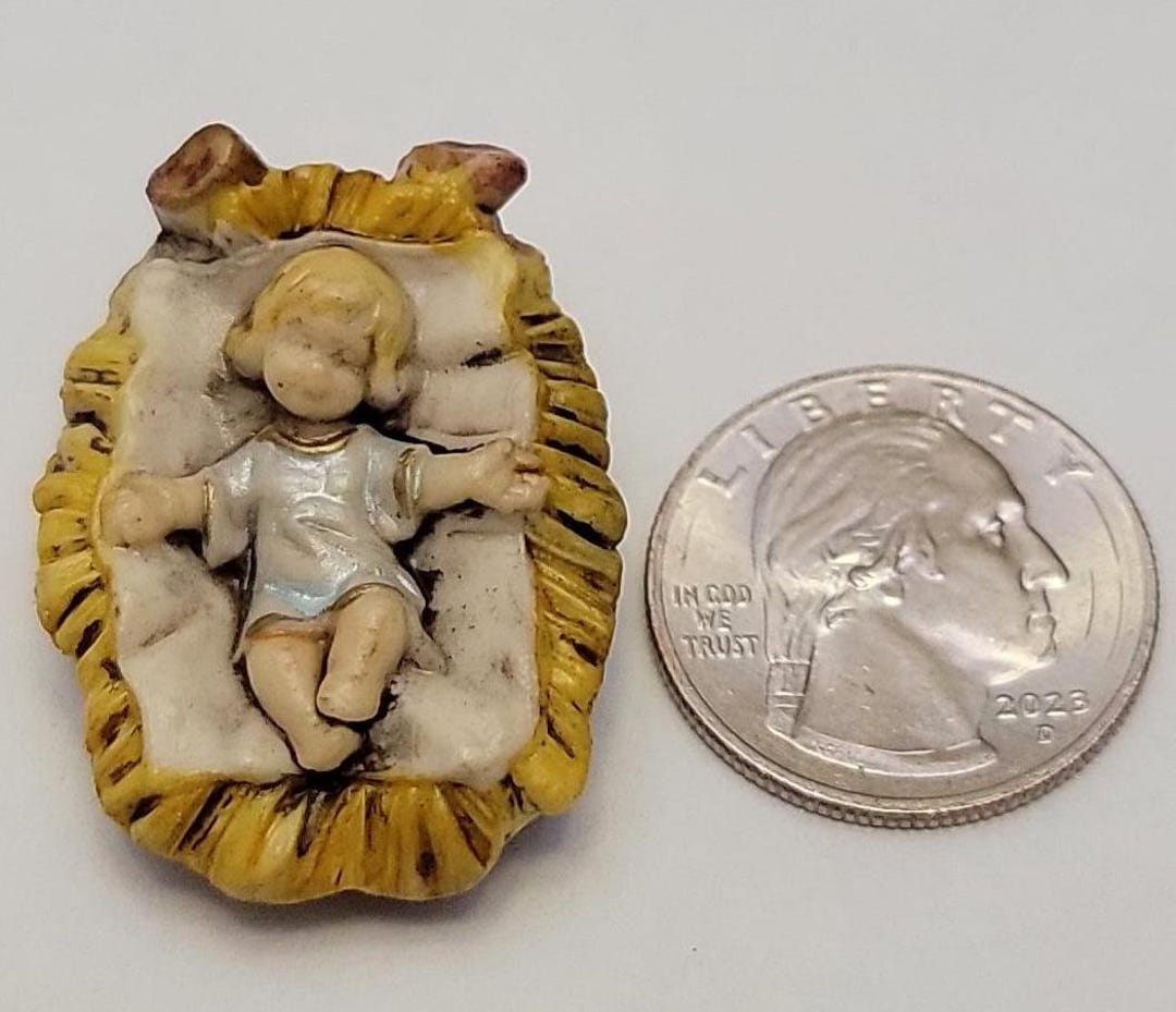 Vintage Italy Miniature Baby Jesus - Etsy