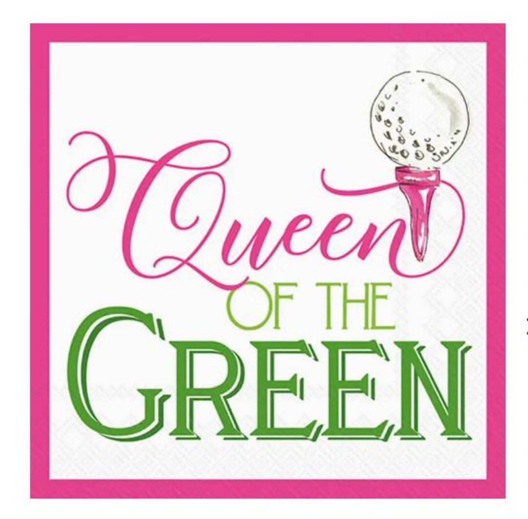 Paper Cocktail Napkin, 20 Ct Queen of the Green 3-ply Paper Tissue 5 X ...