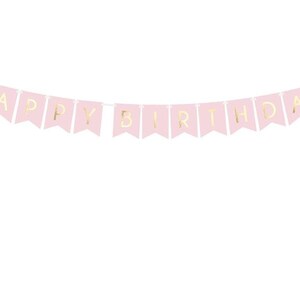 Happy Birthday Pink Bunting, Happy Birthday Pink Bunting, Birthday ...