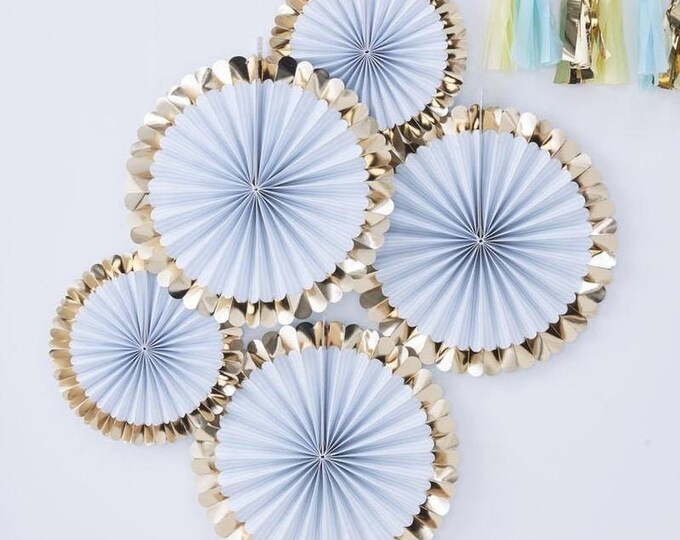 Baby Blue Pinwheel Backdrop,paper Rosette Backdrop,wall Covering ...