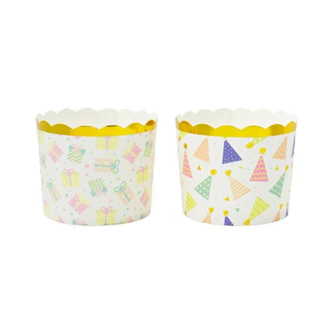 Treat Cups , Paper Baking Cups , Large Presents Paper Baking Cups, Pack ...