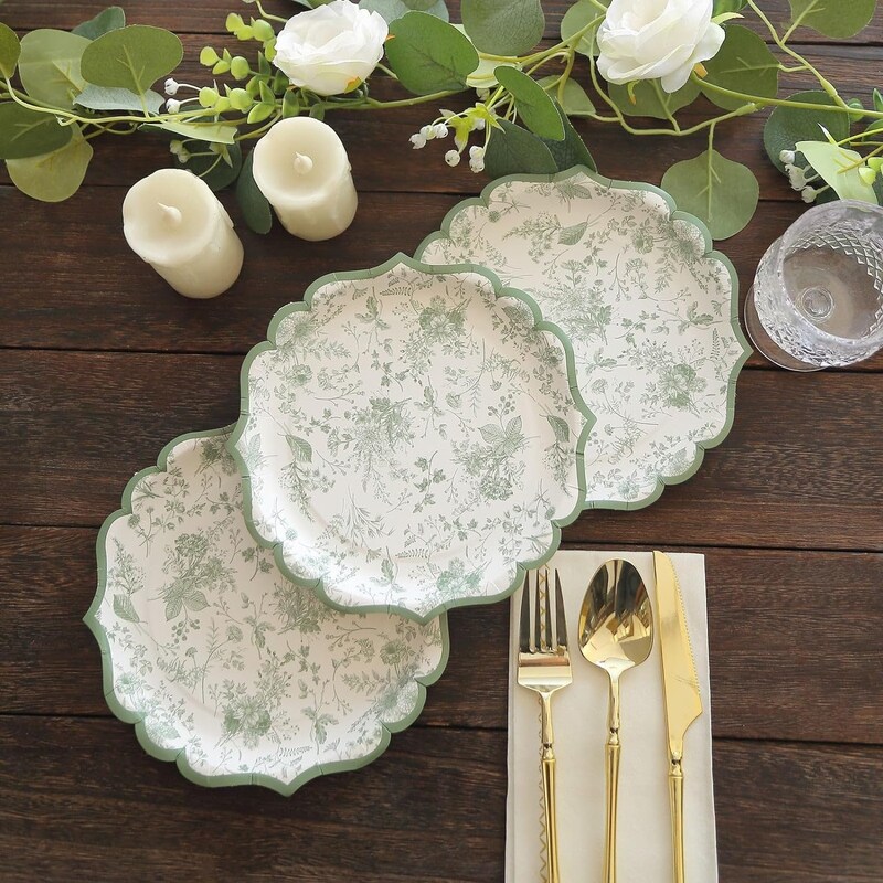 Fancy Paper Plates - Etsy