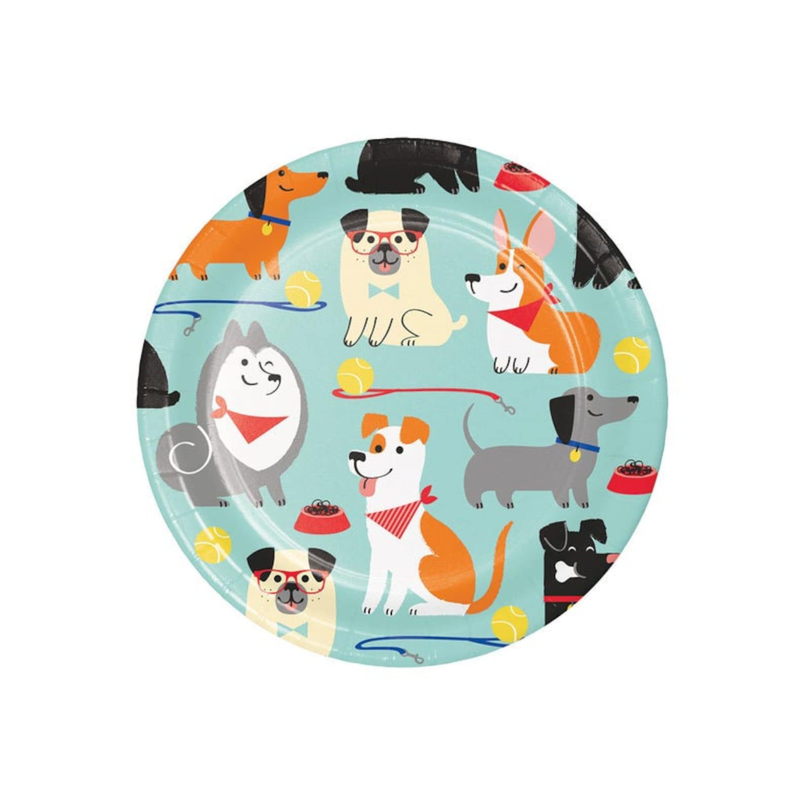 Dog Paper Plates | Etsy
