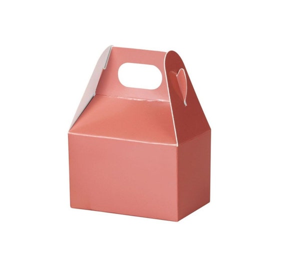 Mini Gable Boxes Rose Gold 6 Boxes 4 1 2 X 2 1 2 X 2 1 2 By Lemon Zest