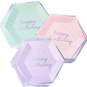Sprinkles Pastel Colors Happy Birthday Kit - 60 Piece Pack - Etsy