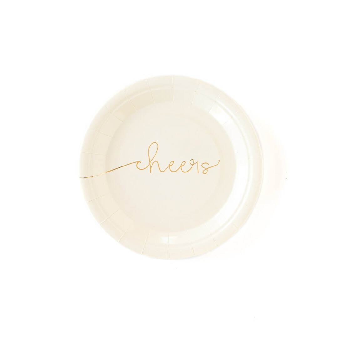 Paper Plates, BASIC CHEERS 7" PLATES - Etsy