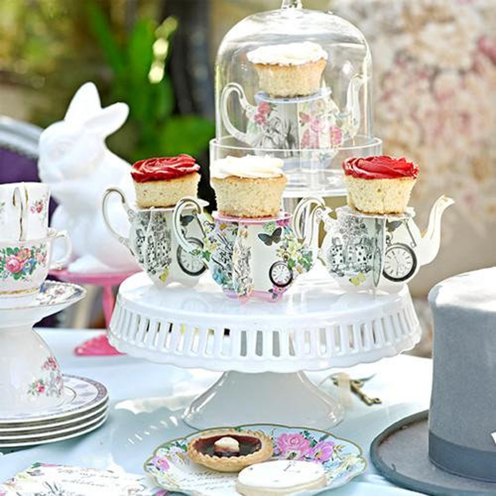 LOVELY TEA PARTY Tablecloth - Etsy