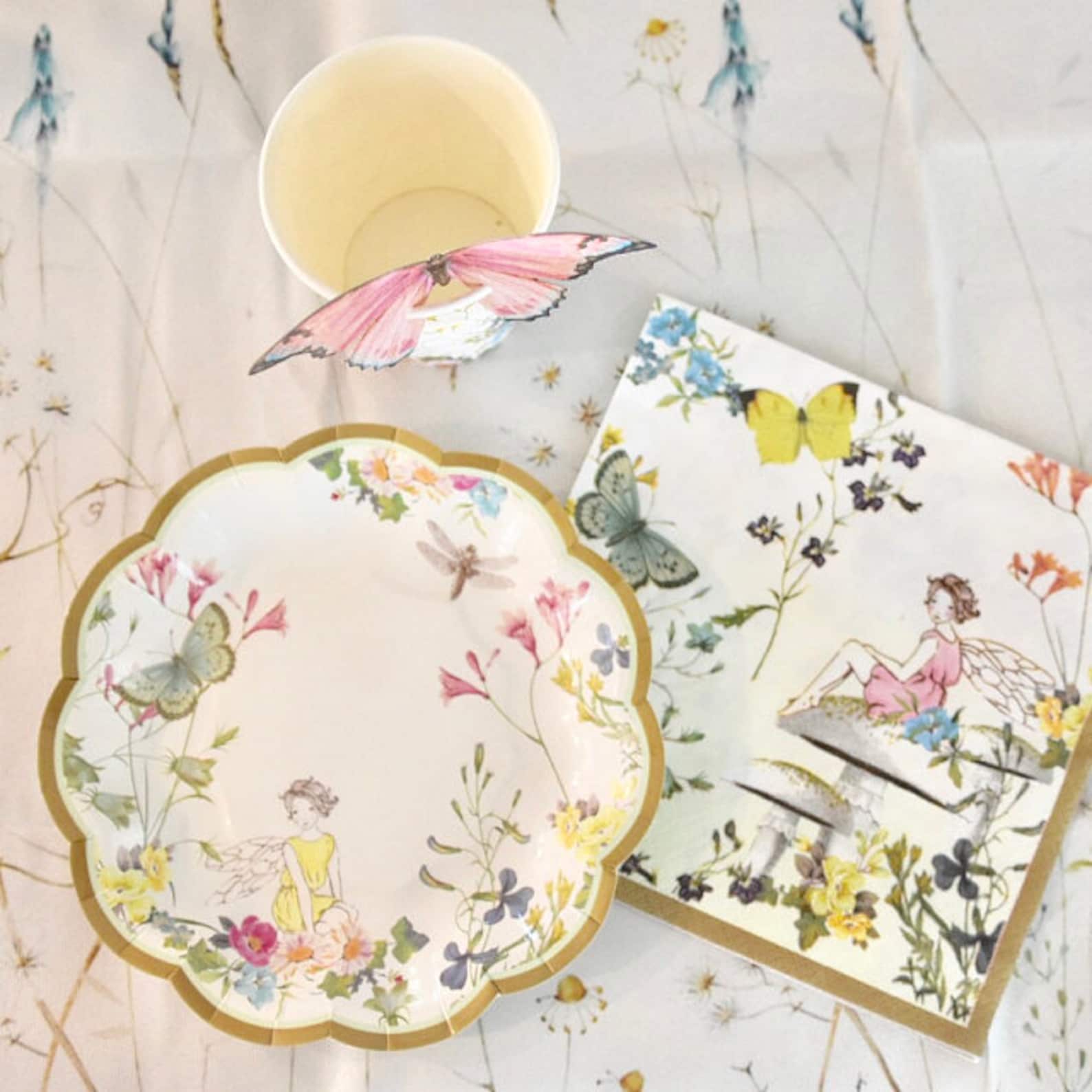 Party Bundle for 24 Guests Fairy Plates Napkins Cups - Etsy