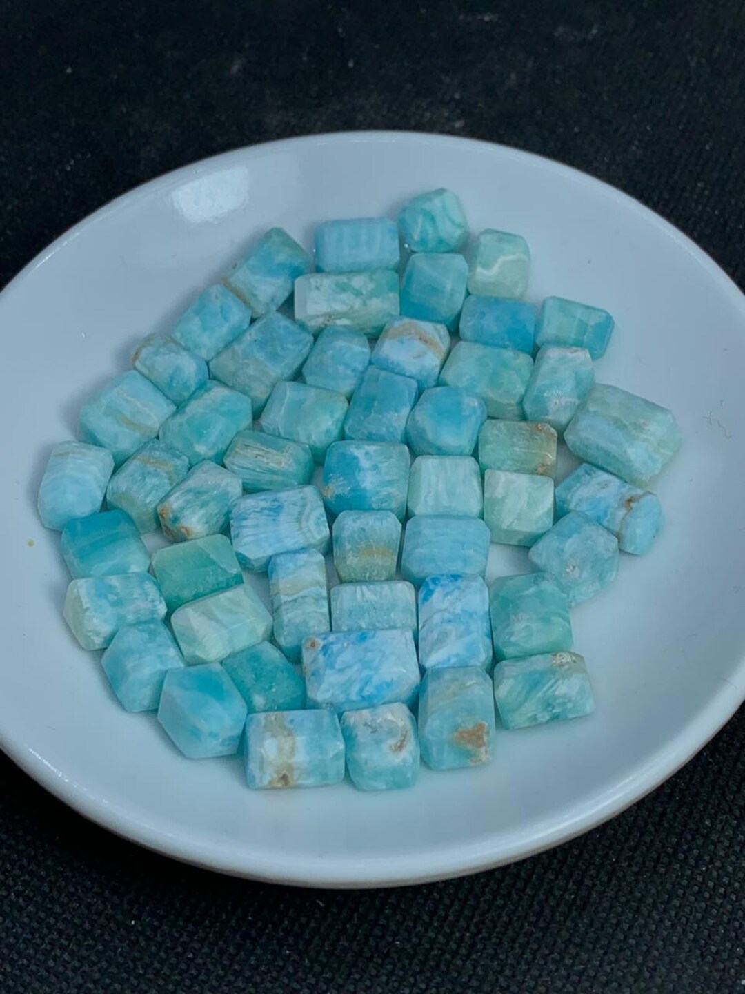 50 Pieces Blue Aragonite Beads - Etsy