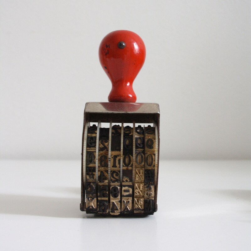 Vintage Rubber Stamp - Etsy