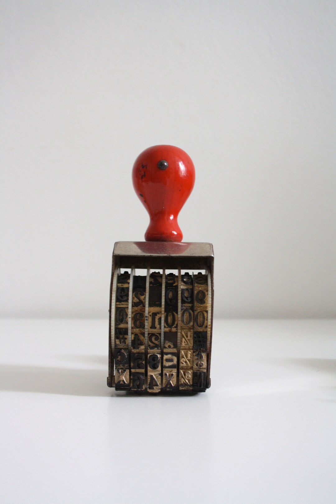 Vintage Rubber Stamp. Numbers Rubber Stamp - Etsy