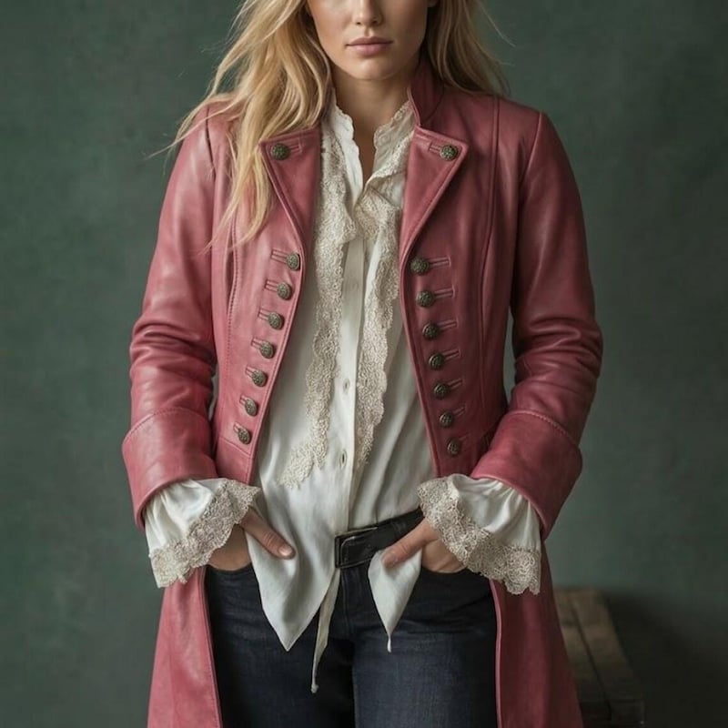 Dusty Pink Trench Coat - Etsy