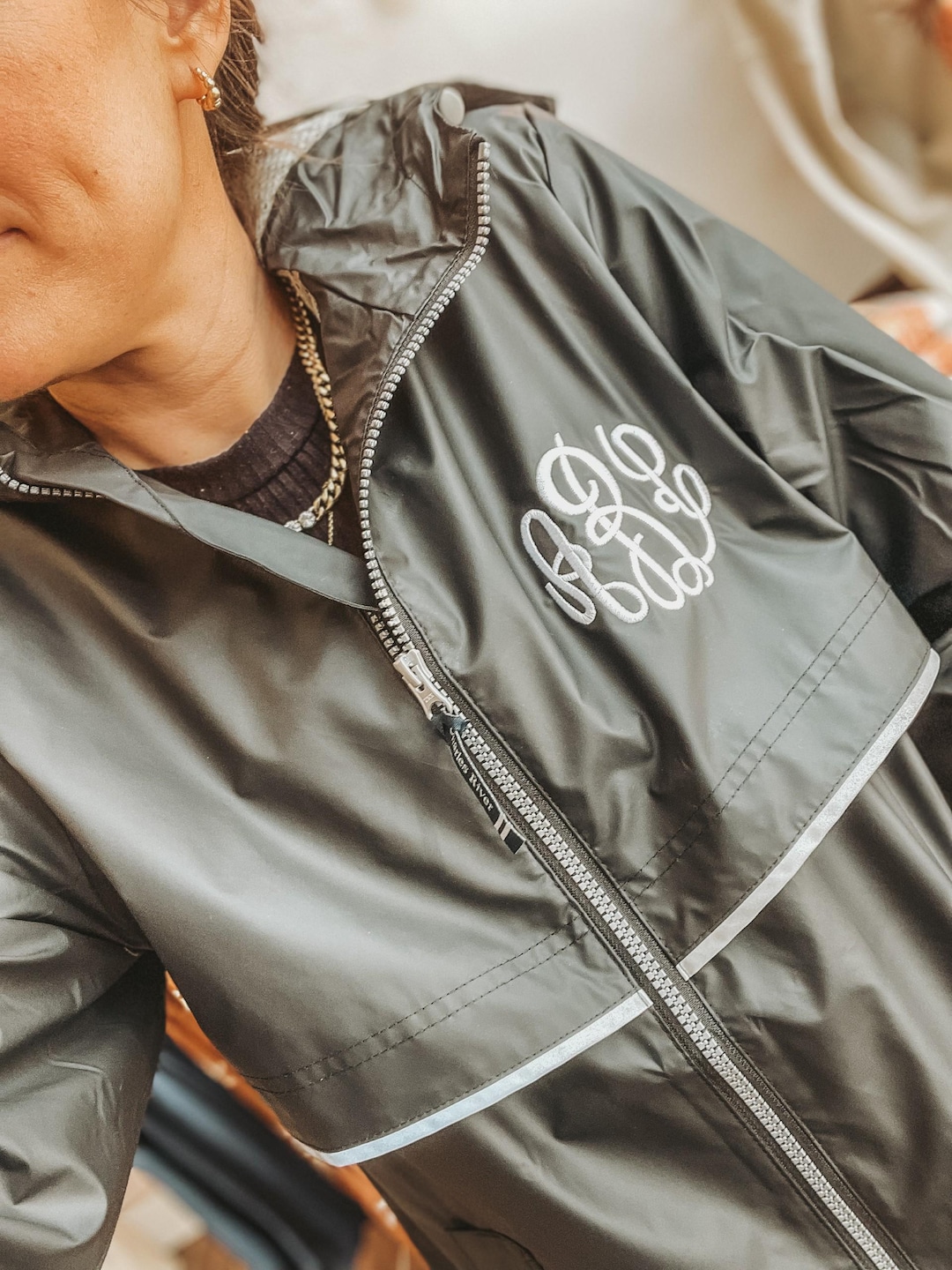 Embroidered Charles River Monogrammed Rain Jacket New Englander ...