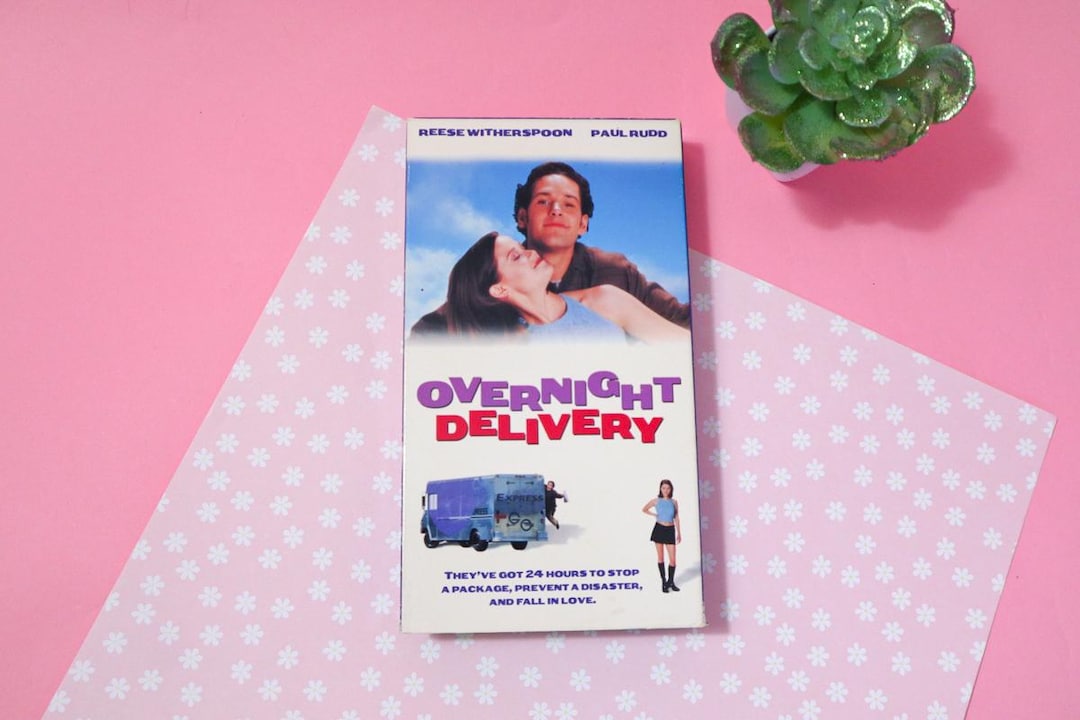 Vintage Overnight Delivery VHS Tape | 1998 Romantic Comedy | Paul Rudd ...