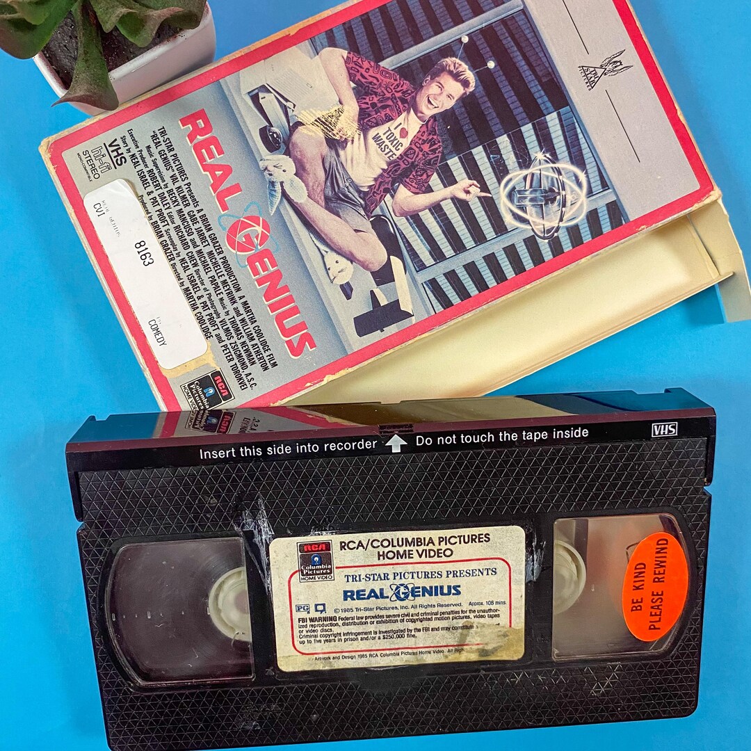 Real Genius VHS Tape | 1985 Val Kilmer Movie | Ex-rental, Plays Great ...