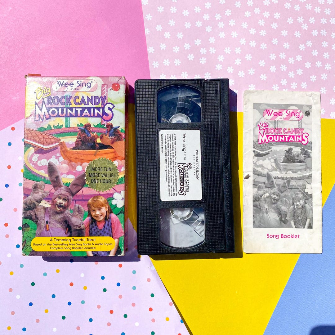 1991 Wee Sing VHS Tape: Big Rock Candy Mountains Musical Adventure - Etsy
