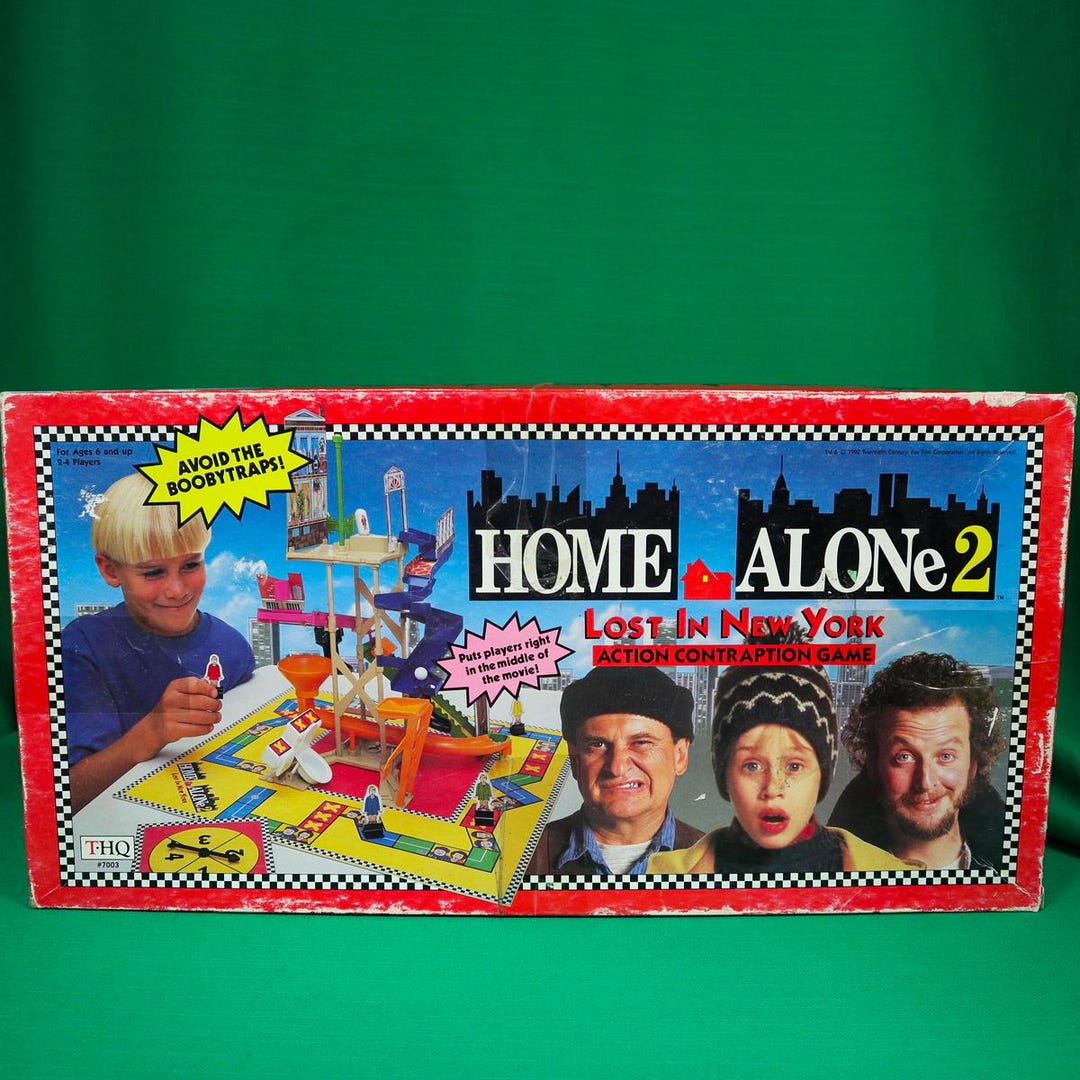 Vintage Home Alone 2: Lost in New York Board Game, Action Contraption ...