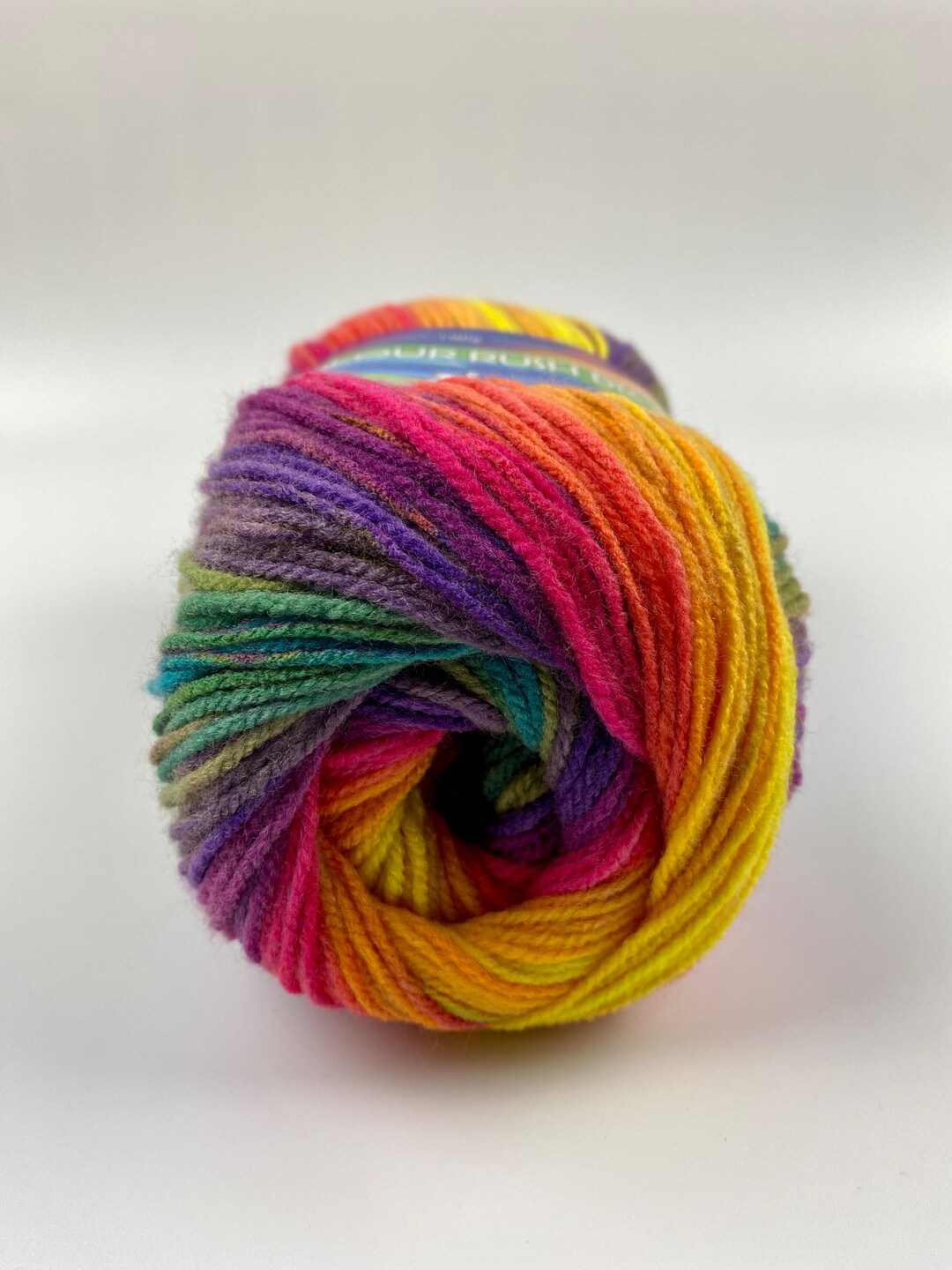 Yummy Self Striping Yarn Sunburst Colour Rush DK by Cygnet - Etsy