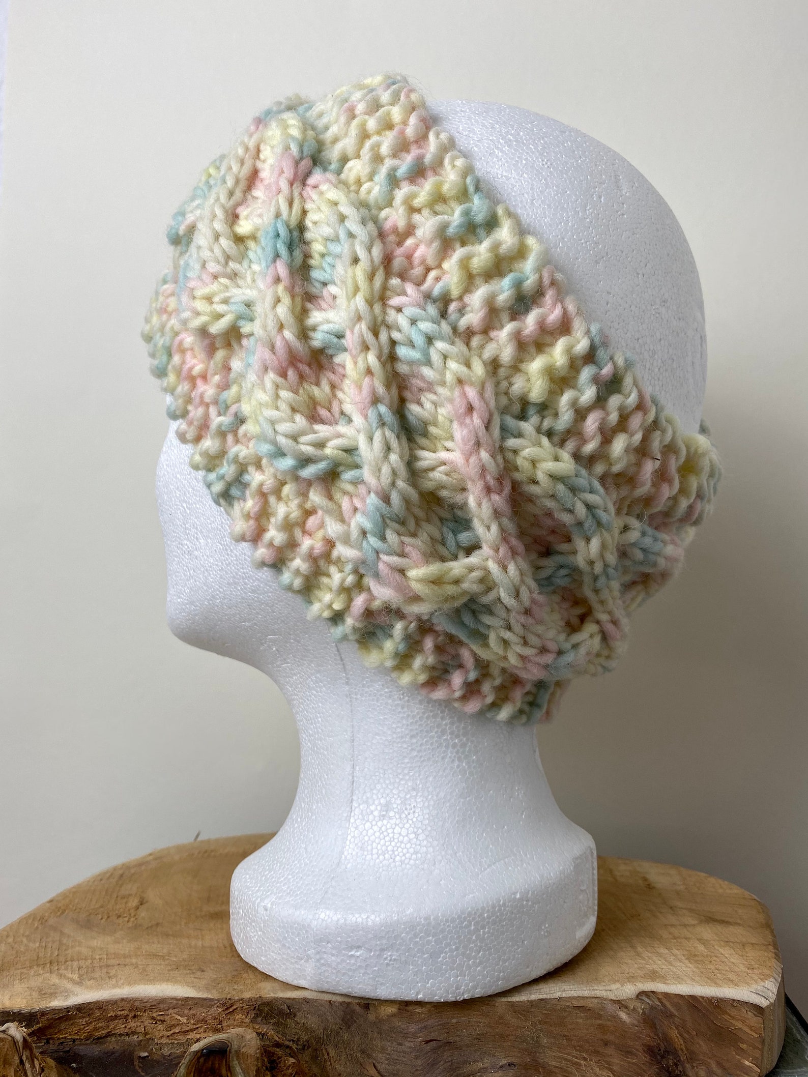 Chunky Cable Headband Knitting Pattern - Cascade Cable - Etsy