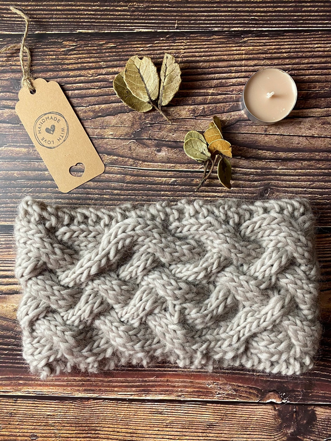 Chunky Cable Headband Knitting Pattern - the Contralto - Etsy
