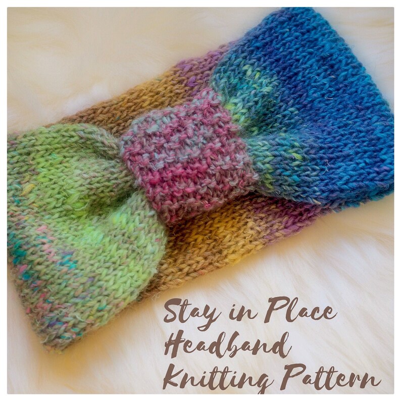 Stay in Place Headband Knitting Pattern - Etsy