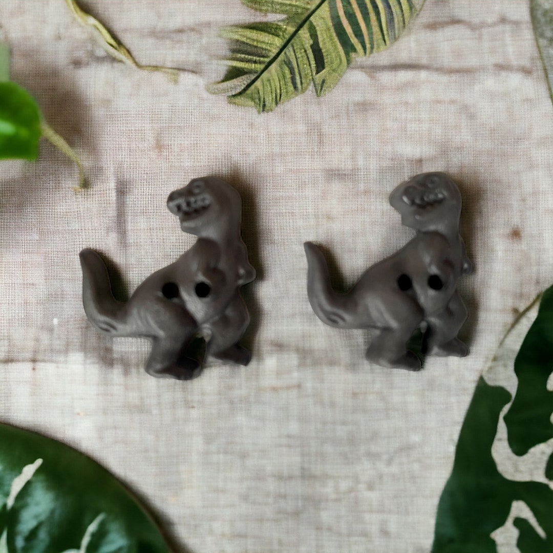 Pack of 2 T Rex Dinosaur Buttons - Etsy