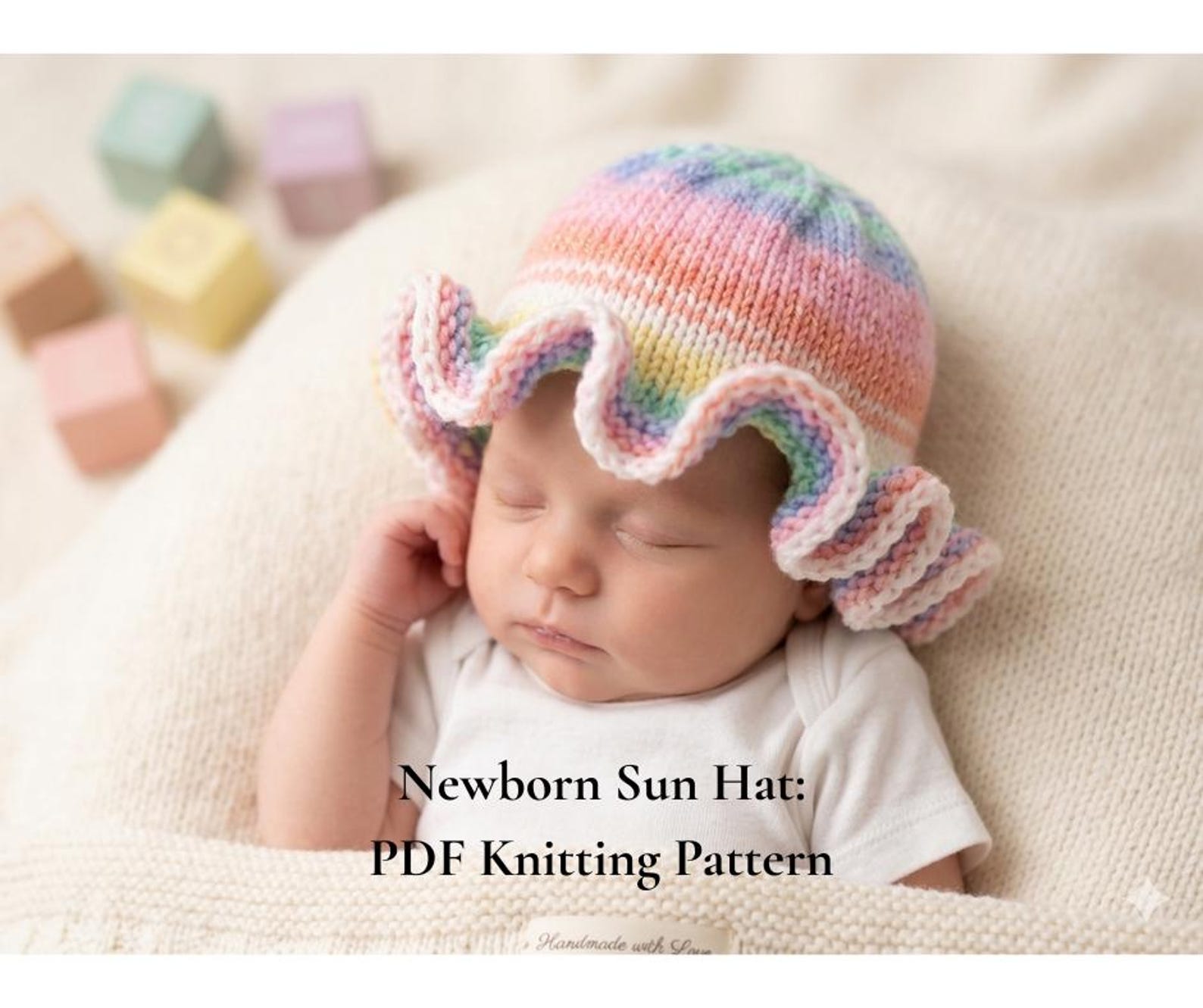 Newborn Baby Sun Hat Knitting Pattern - the Sunshine Hat - Etsy Canada